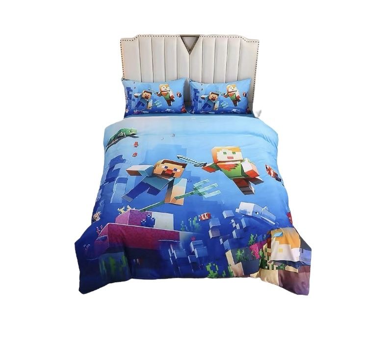 Roblox - Kids Cartoon Character 3D Print Duvet Cover Set - Three ...