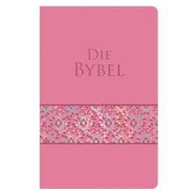 NLV Standaard Bybel, Kunsleer met Duimgrepe, Pienk Glinster | Shop ...