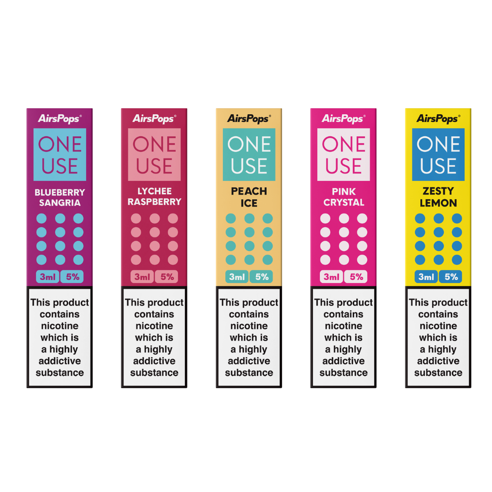 AirsPops - One Use 3ml - Disposable Mixed Flavours 5-Pack | Shop Today ...
