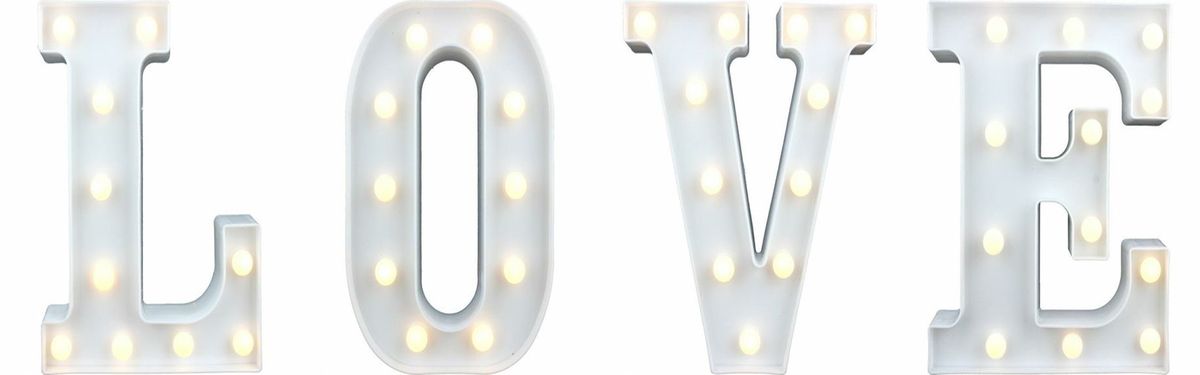 LED Letter Lights - LOVE | Shop Today. Get it Tomorrow! | takealot.com