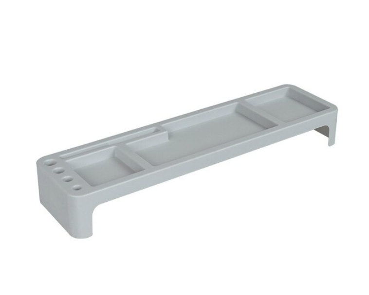Plastic Office Table Organizer Desk Keyboard Rack-Grey | Shop Today ...