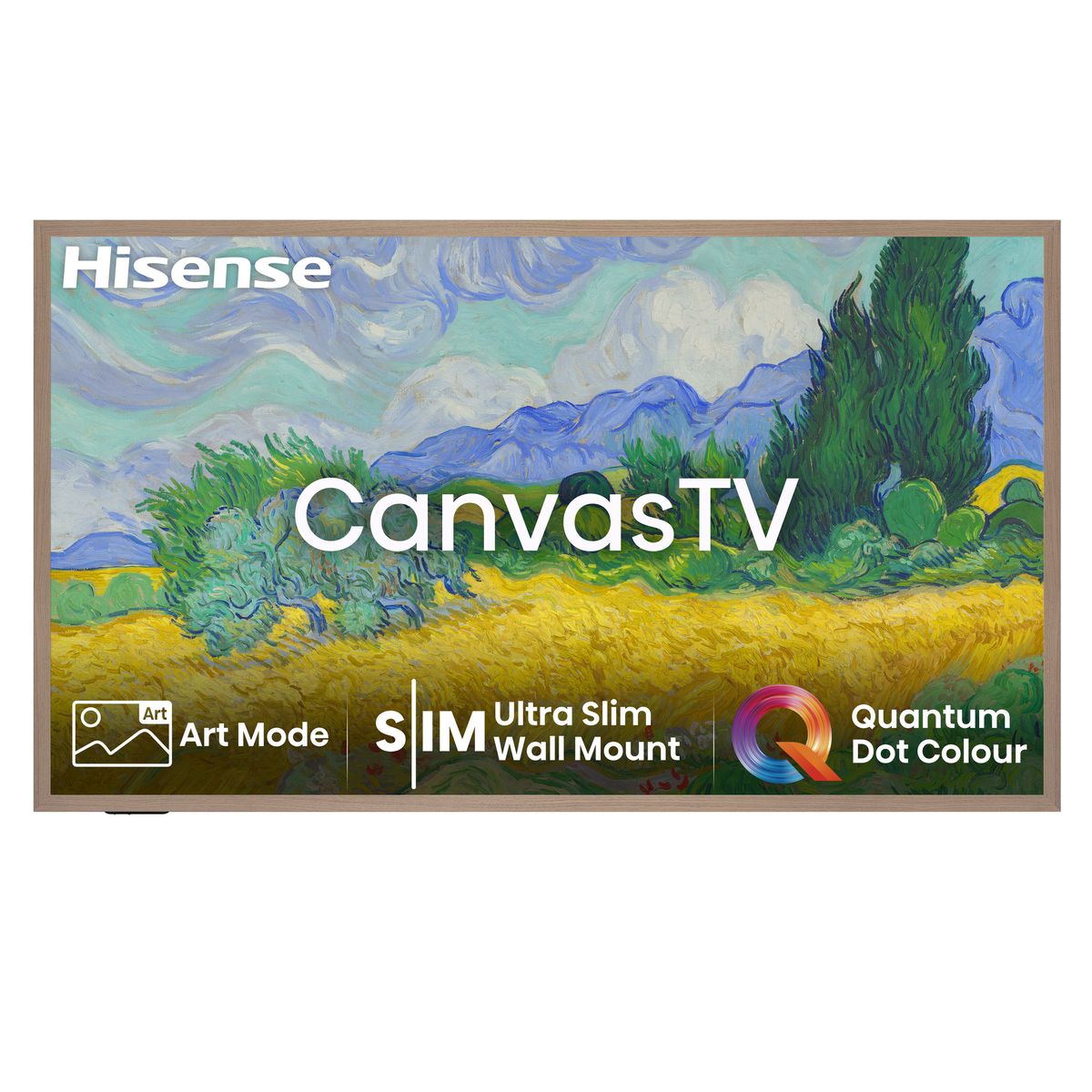 Hisense 55" S7N 144Hz 4K QLED Canvas Smart TV with HDR & Dolby Vision ...