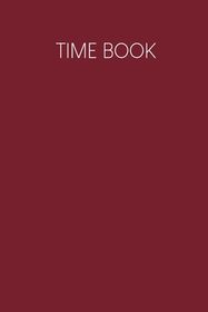 Time Book: Weekly timesheets to complete for 2 years - Design: Red ...