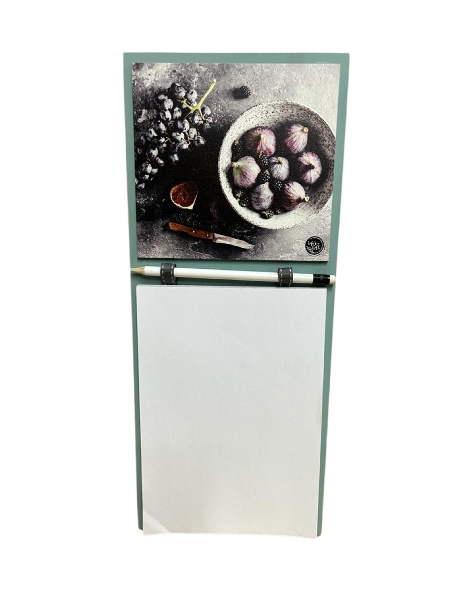 Fridge Notepad - Bowl Of Figs With Blueberries | Shop Today. Get it ...