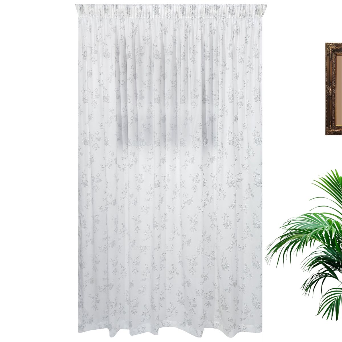 Matoc Designs Readymade Curtain - Serene Voile - Taped | Shop Today ...