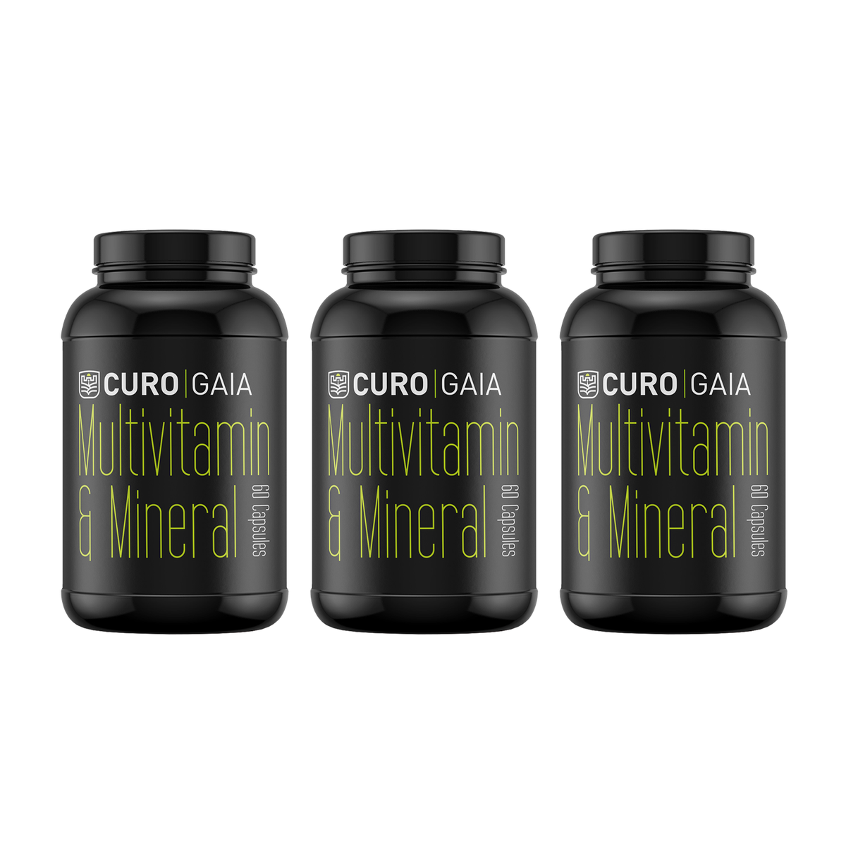 CURO Gaia - Multivitamin & Mineral - 60 Capsules - Pack of 3 | Shop ...