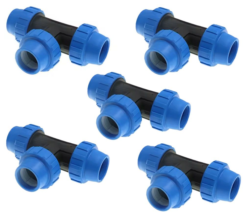 Compression Tee 20 mm - Pack of 5 | Shop Today. Get it Tomorrow! | takealot.com