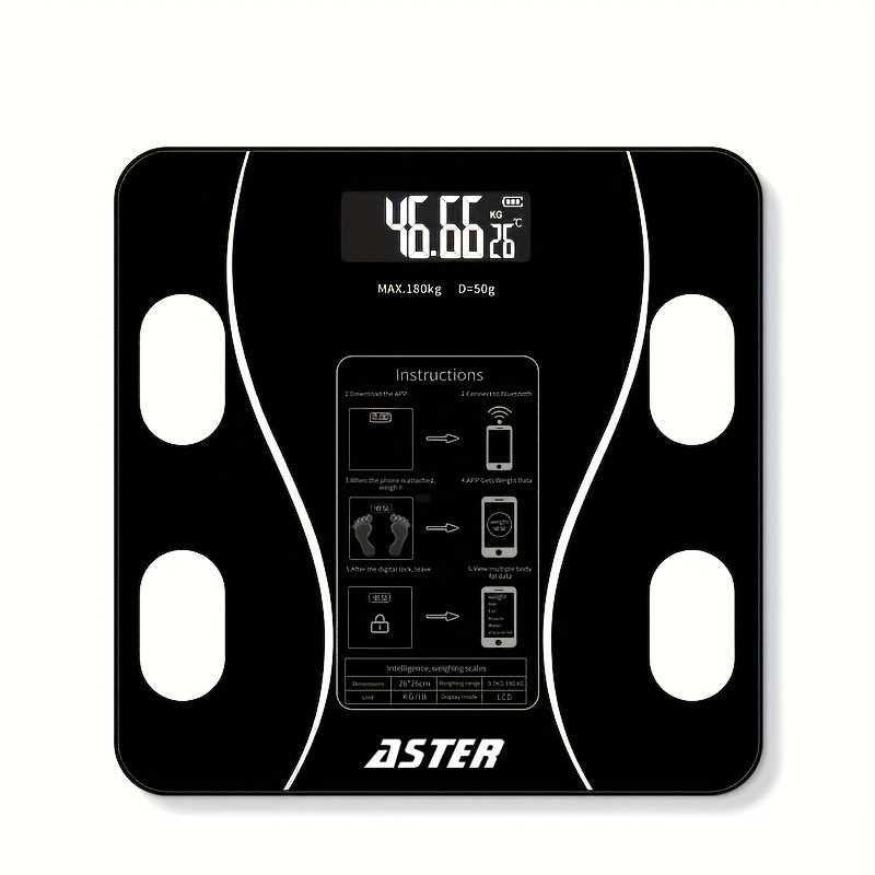 Aster Digital Smart Bluetooth Body Weight & BMI Scale | Shop Today. Get ...