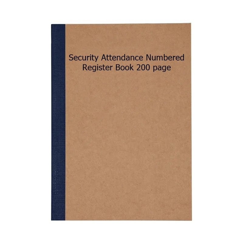 RBE Security Personnel Attendance Register | Shop Today. Get it ...