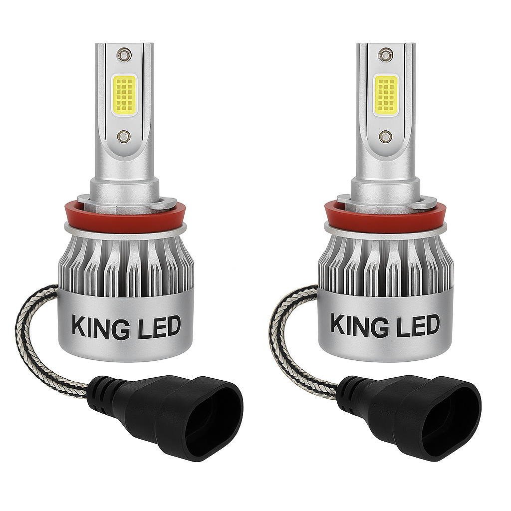 King LED C6 9006 Headlight Bulb - 36W Non-Canbus - SET | Shop Today ...