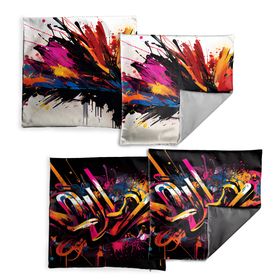 Splash of Graffiti Luxury Scatter Covers - Set of 4 | Shop Today. Get ...