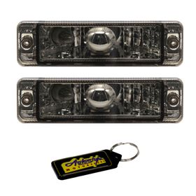 Smoked Indicators with Park Lights Compatible with VW Golf MK1 & Gel ...