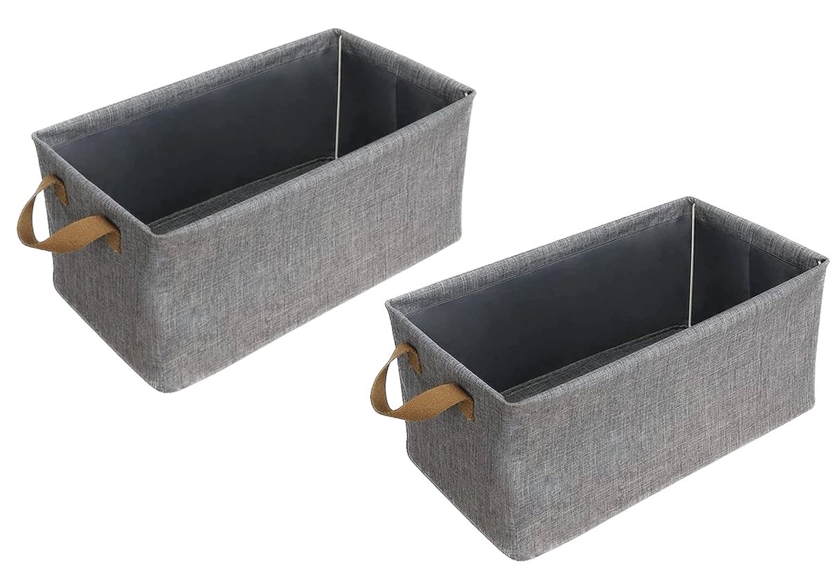 2 x Grey Household Storage Containers | Shop Today. Get it Tomorrow ...