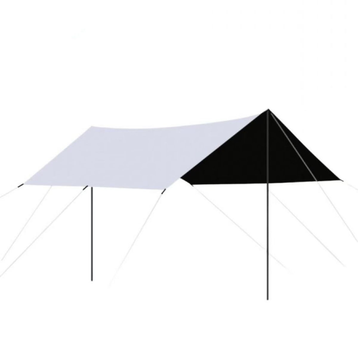 Outdoor Sun And Rainproof Sunshade Cloth Canopy Shade Tent 5m X 2.92m ...