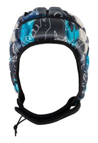 Collide Sport - Blue Camouflage Dinosaur Scrum Cap with Black Border ...