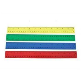 30cm Plastic Ruler Assorted Colours (Pack of 8) | Shop Today. Get it ...