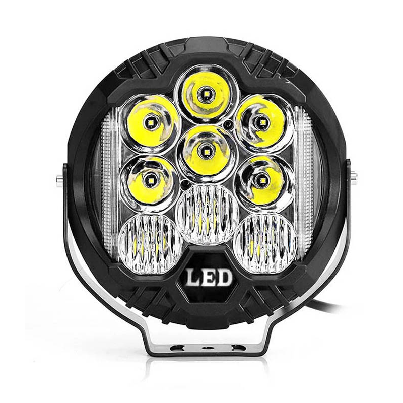 6000K Off-Road Round LED Headlights | Shop Today. Get it Tomorrow ...