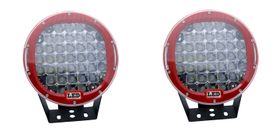 9 Inch Round 37 LED 185W Off-Road Spot Work Light Vehicle Light Set Of ...