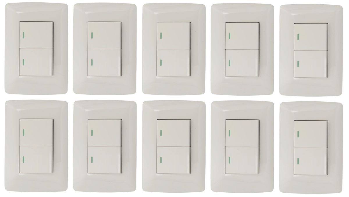 Hello Today White 2 Lever Light Switch - 10 Pack | Shop Today. Get it ...