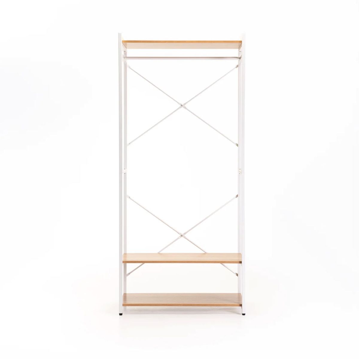 Lark 3 Shelf & Hanging Open Robe- Beech White | Shop Today. Get it ...
