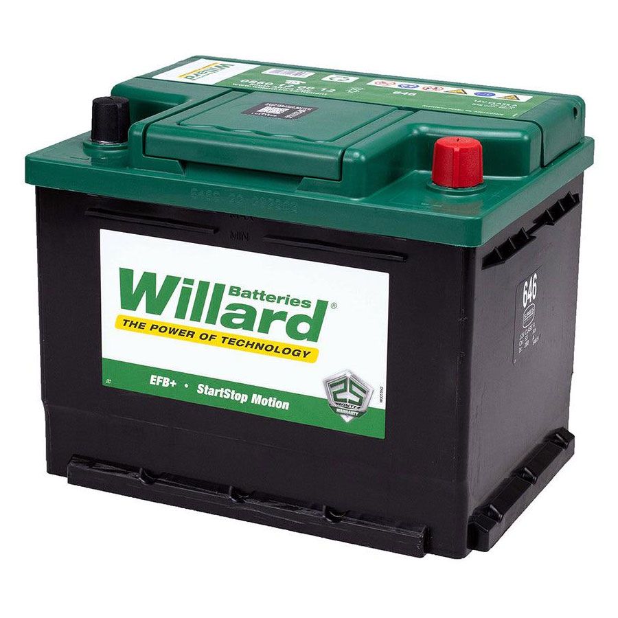 Willard 12V 55Ah Vehicle Car Battery - Size 646 | Shop Today. Get it ...