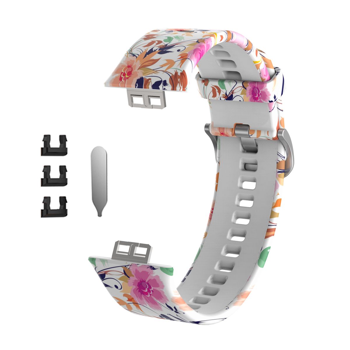 Replacement Watch Straps for Huawei Watch Fit - Silicone Multicolour ...