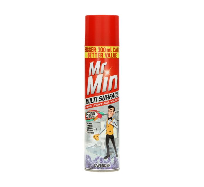 Mr Min Multi-Surface Polish Lavender (6 x 300ml) | Shop Today. Get it ...