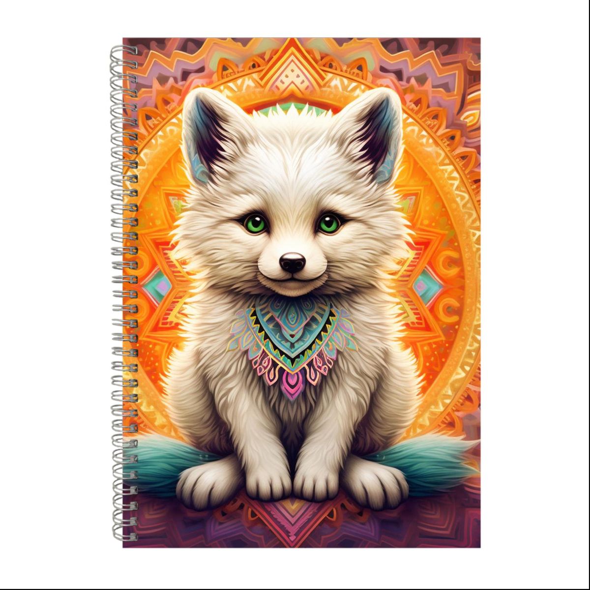 Psychedelic Arctic Fox Cub 2 Gift Idea A4 Notepad 246 | Shop Today. Get ...