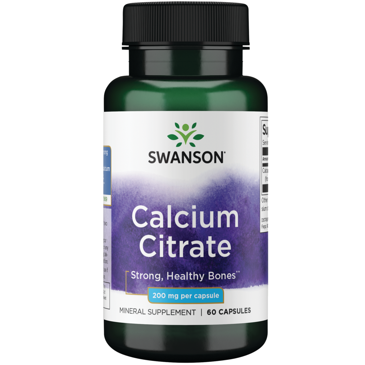 Swanson Calcium Citrate 200 mg - 60 Caps | Shop Today. Get it Tomorrow ...