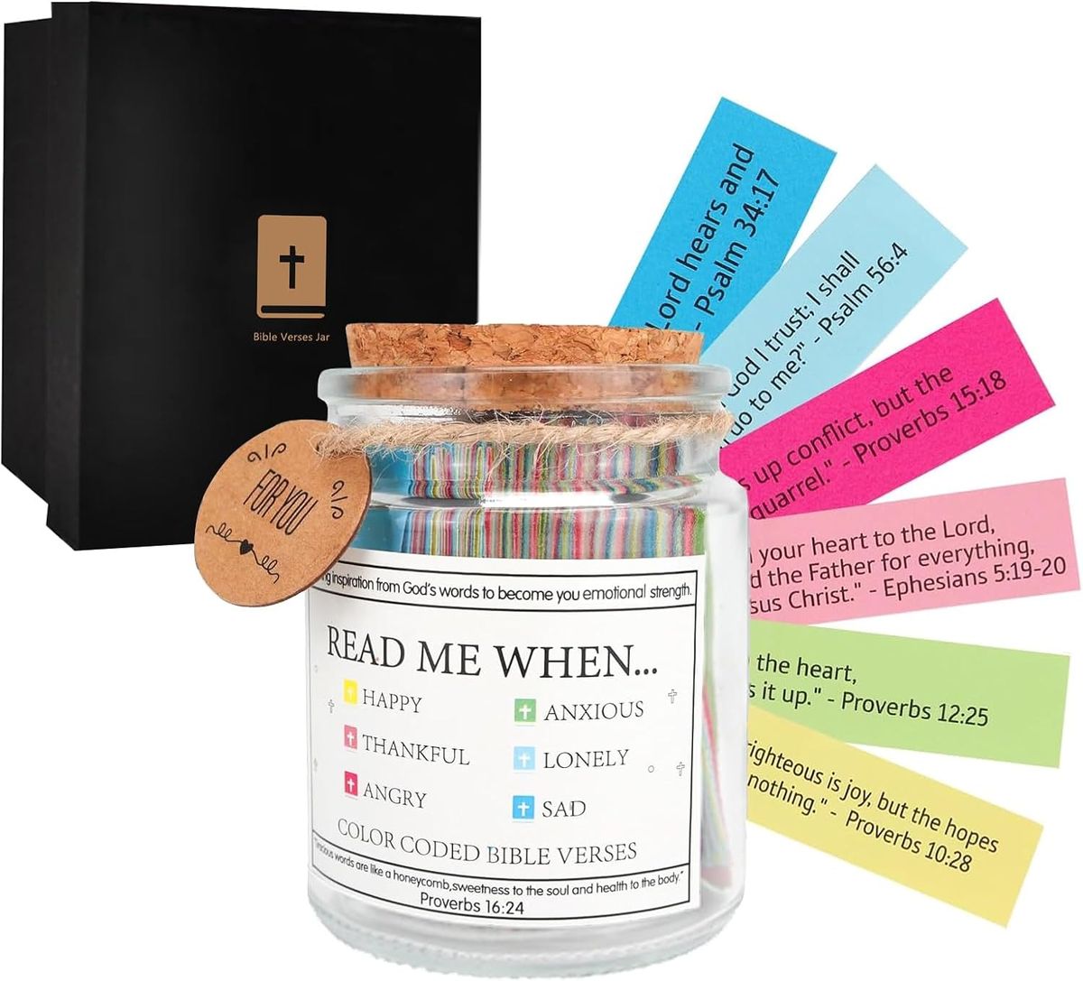 Bible Verses Jar,Read Me When Bible Verses Jar, Scripture Prayer Jar ...