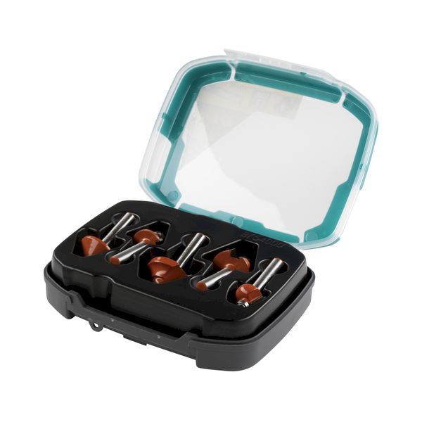 Wolfcraft 5 Piece Profile Bit Set 8mm Shank | Shop Today. Get it ...