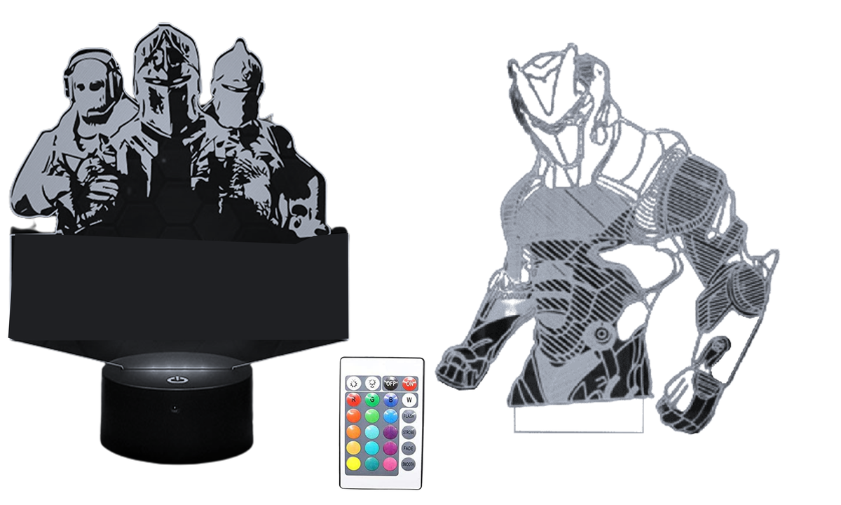 FORTNITE 3D LED Illusional Lamp Light - Double Plate | Shop Today. Get ...