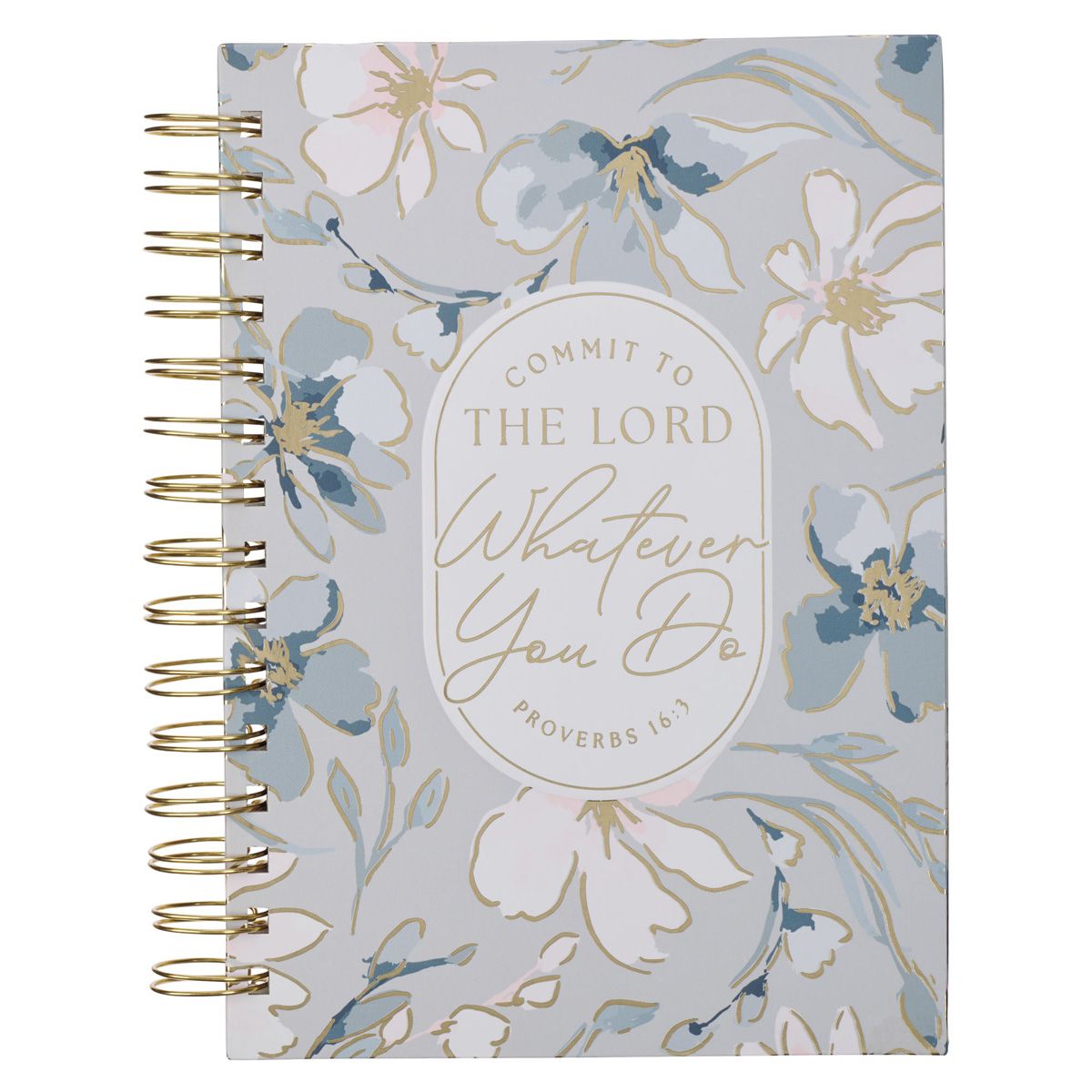 Hardcover Wirebound Journal - Commit to the Lord Whatever You Do ...