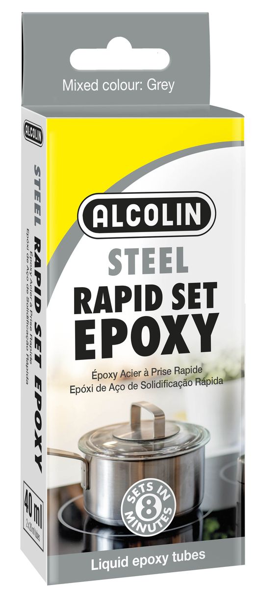 Alcolin Epoxy Liq Rapid Set Steel 40ml - Pack of 6 | Shop Today. Get it ...
