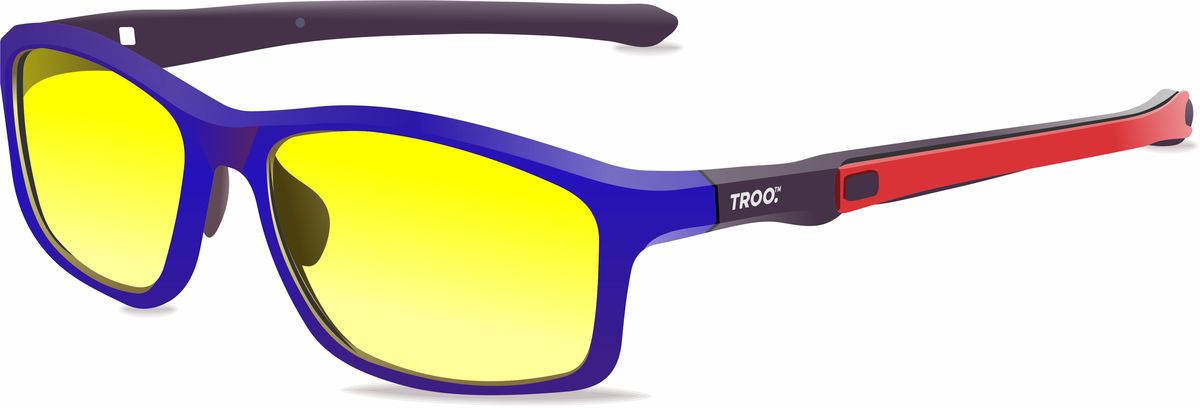 TROO Gaming Full Tilt Tactical Series Blue Light Blocking Glasses-Hard ...