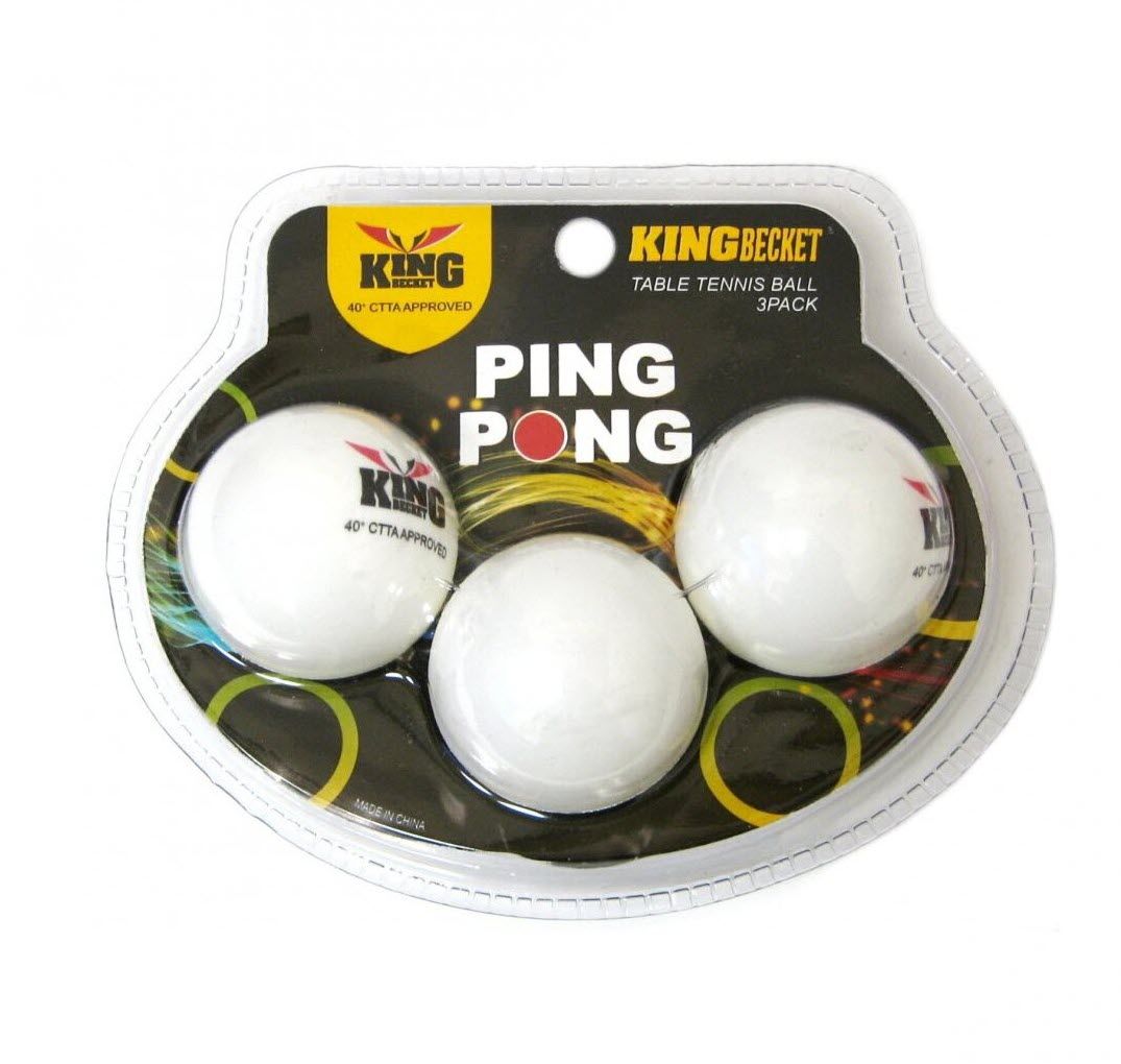 King Becket Table Tennis Ping Pong Ball - 3-Pack | Shop Today. Get it ...