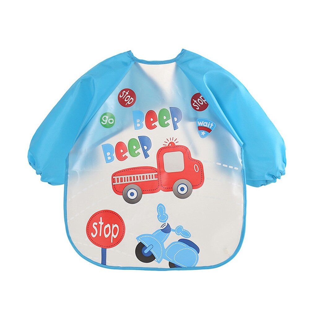 Multi-Purpose Baby Toddler Feeding Activity Apron with Arm Sleeves ...