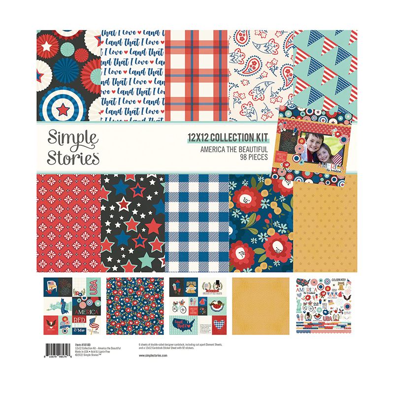 Simple Stories America the Beautiful Collection Kit - 12 x12 | Shop ...