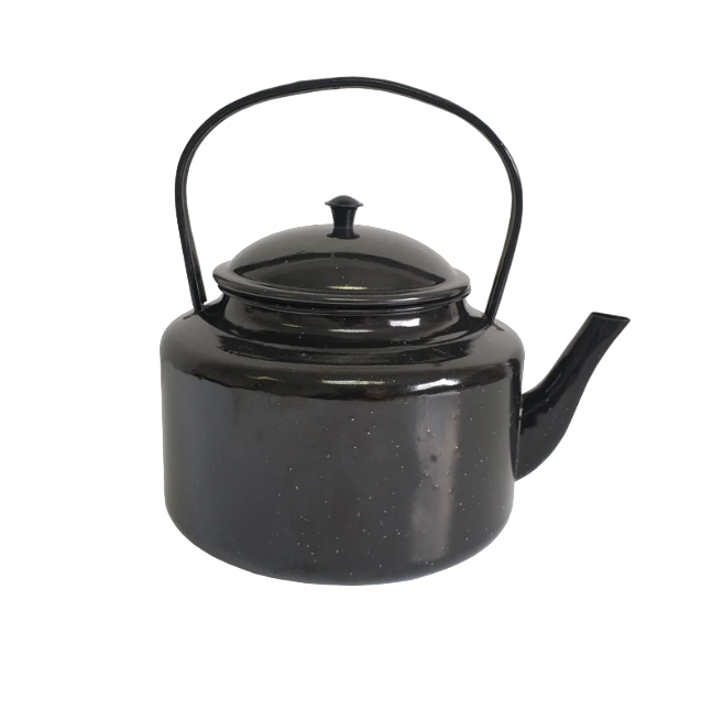 Kango 4.5L Enamel Teapot - Black | Shop Today. Get it Tomorrow ...