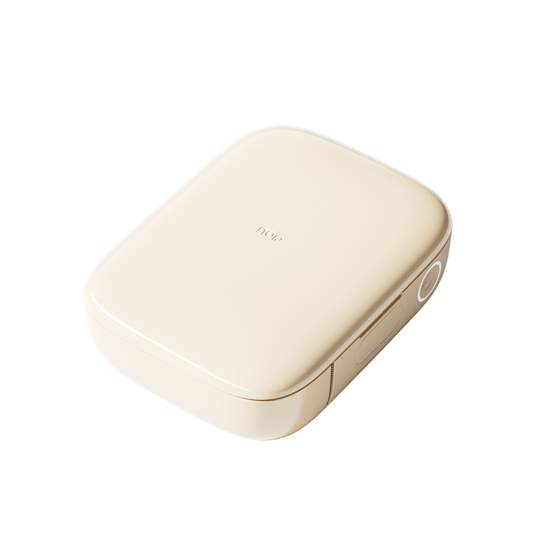 Deli Label Printer with App support Printing speed: 20m Beige | Shop ...