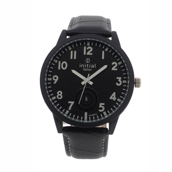 Initial Gents PU Leather Strap Watch 1120G | Shop Today. Get it ...