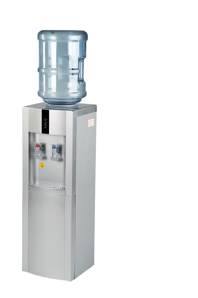 Top Loading Silver Floorstanding Water Dispenser Hot Cold Shop