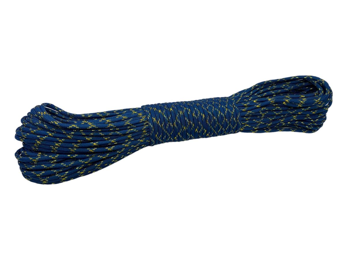 Dark Blue with Gold Tracer Paracord Rope 30m | Shop Today. Get it ...