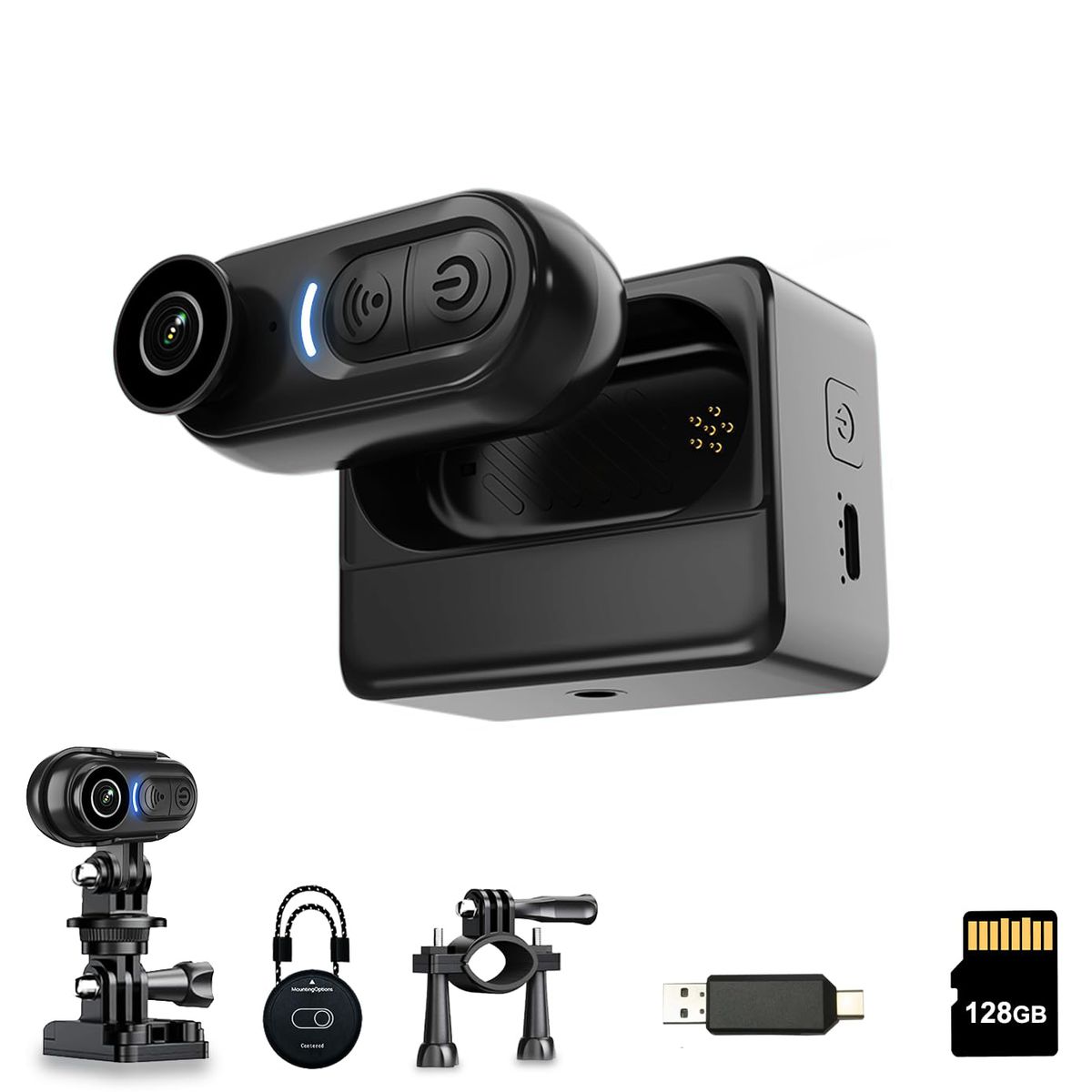4K Body Camera 128GB, Thumb Size Action Wearable Sports Cameras | Shop ...