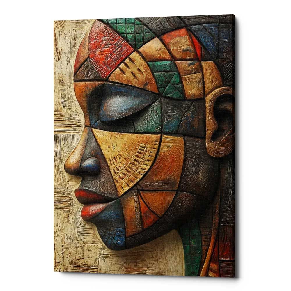 Canvas Art - Strokes Of Identity African Woman Canvas Print Wall Art ...