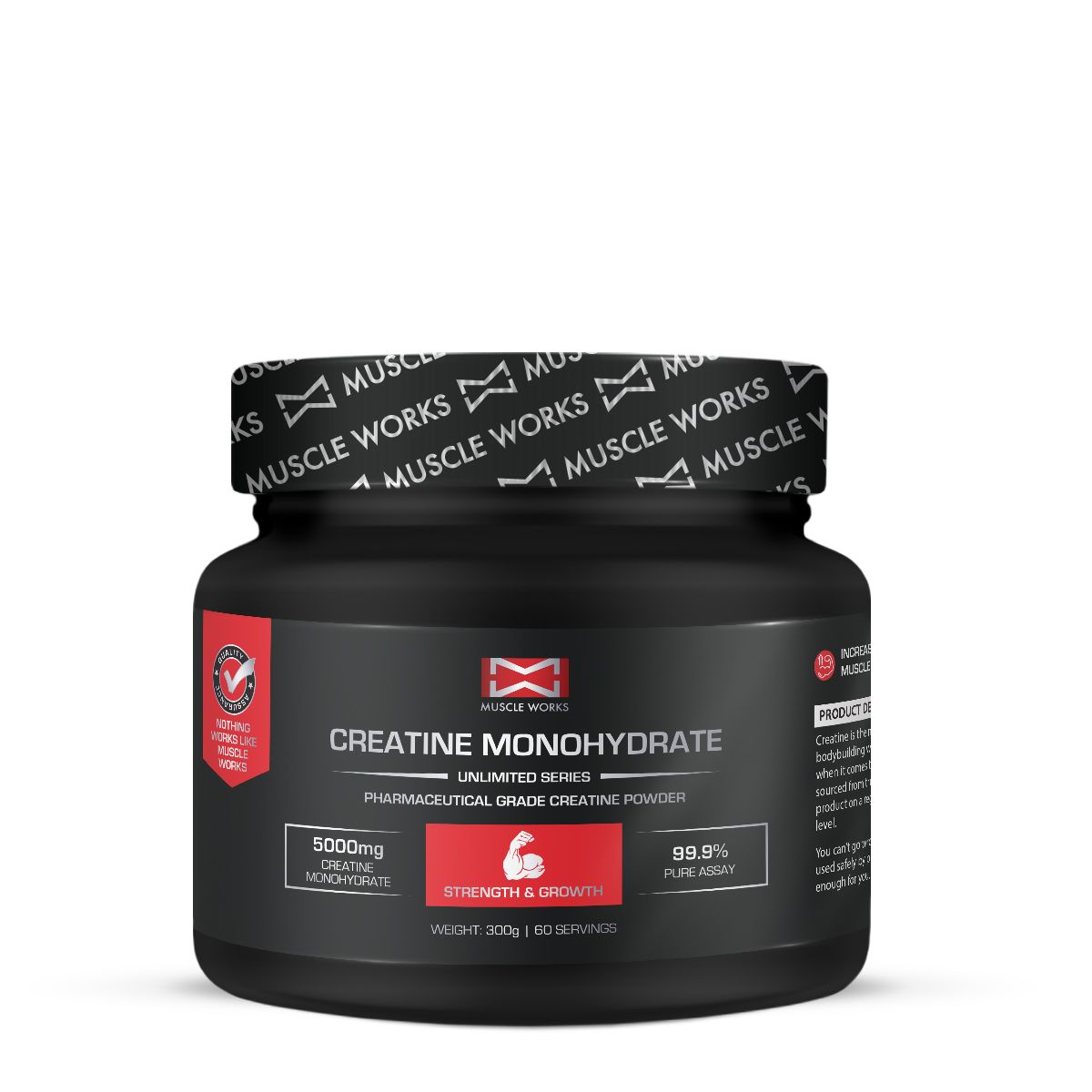Muscle Works Creatine Monohydrate 300g Unflavoured Shop Today Get It
