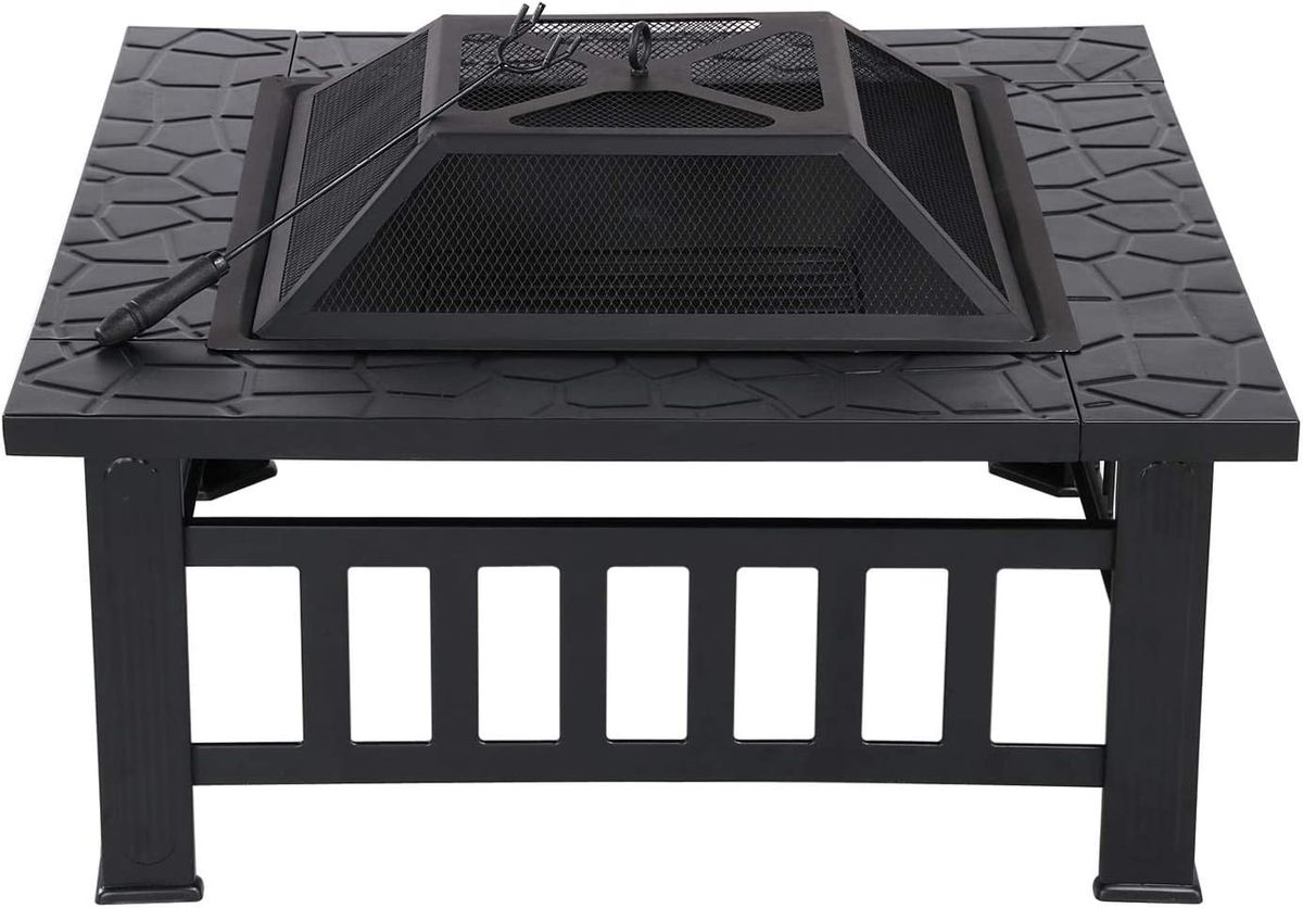 Outdoor Metal Fire Pit Grill Braai Stand Table | Buy Online in South ... Outdoor Metal Fire Pit Grill Braai Stand Table | Buy Online in South ...