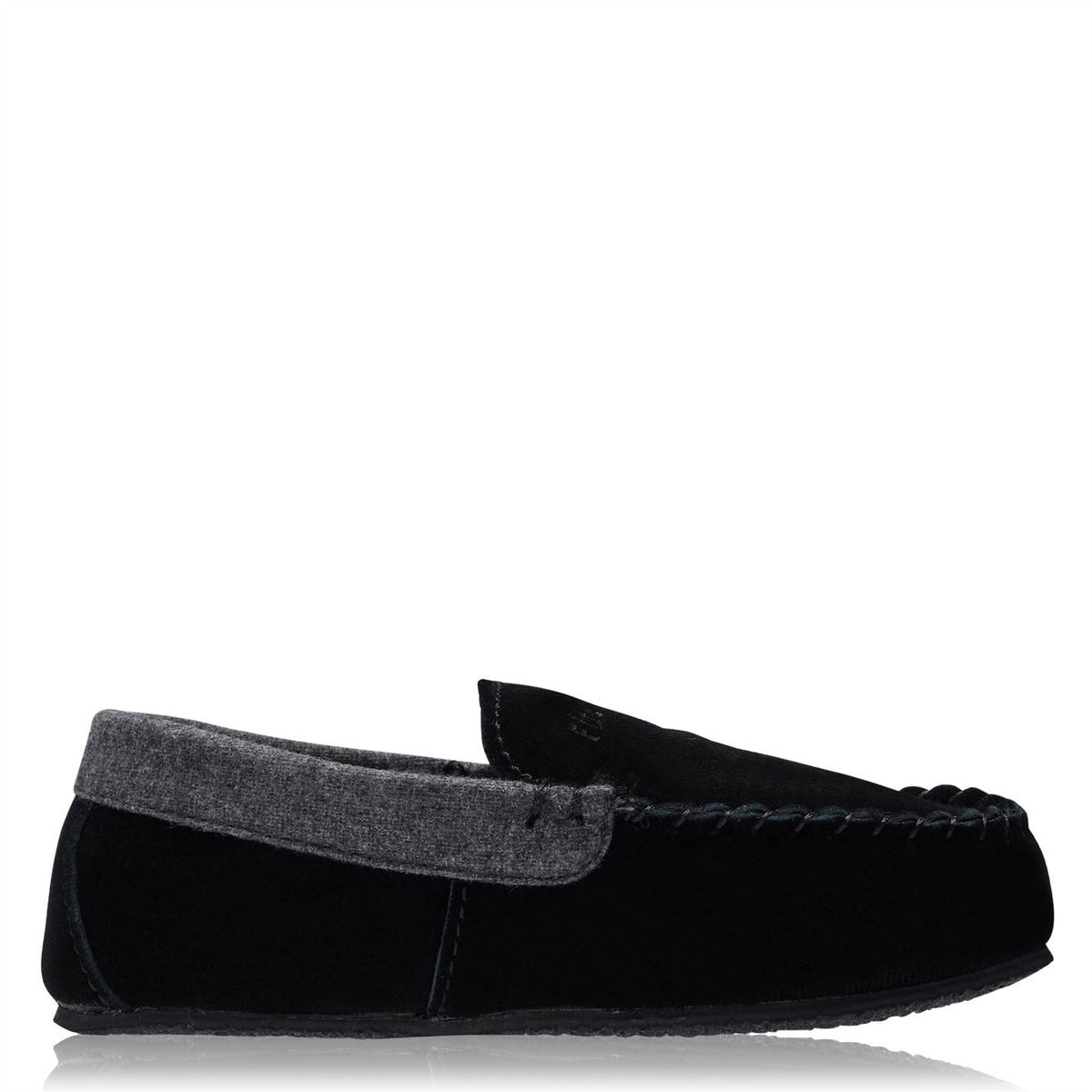 Kids Firetrap Suede Childrens Slippers - Black [Parallel Import] | Shop ...