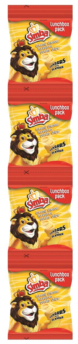 Simba Potato Chips - Creamy Cheddar Strip 18x4x25g | Shop Today. Get it ...
