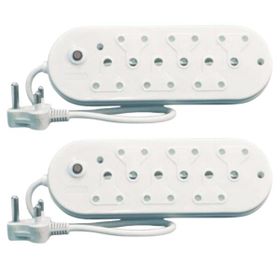 Zenith - 6 Way Multiplug 6 x 16A + Cord - Pack of 2 | Shop Today. Get ...